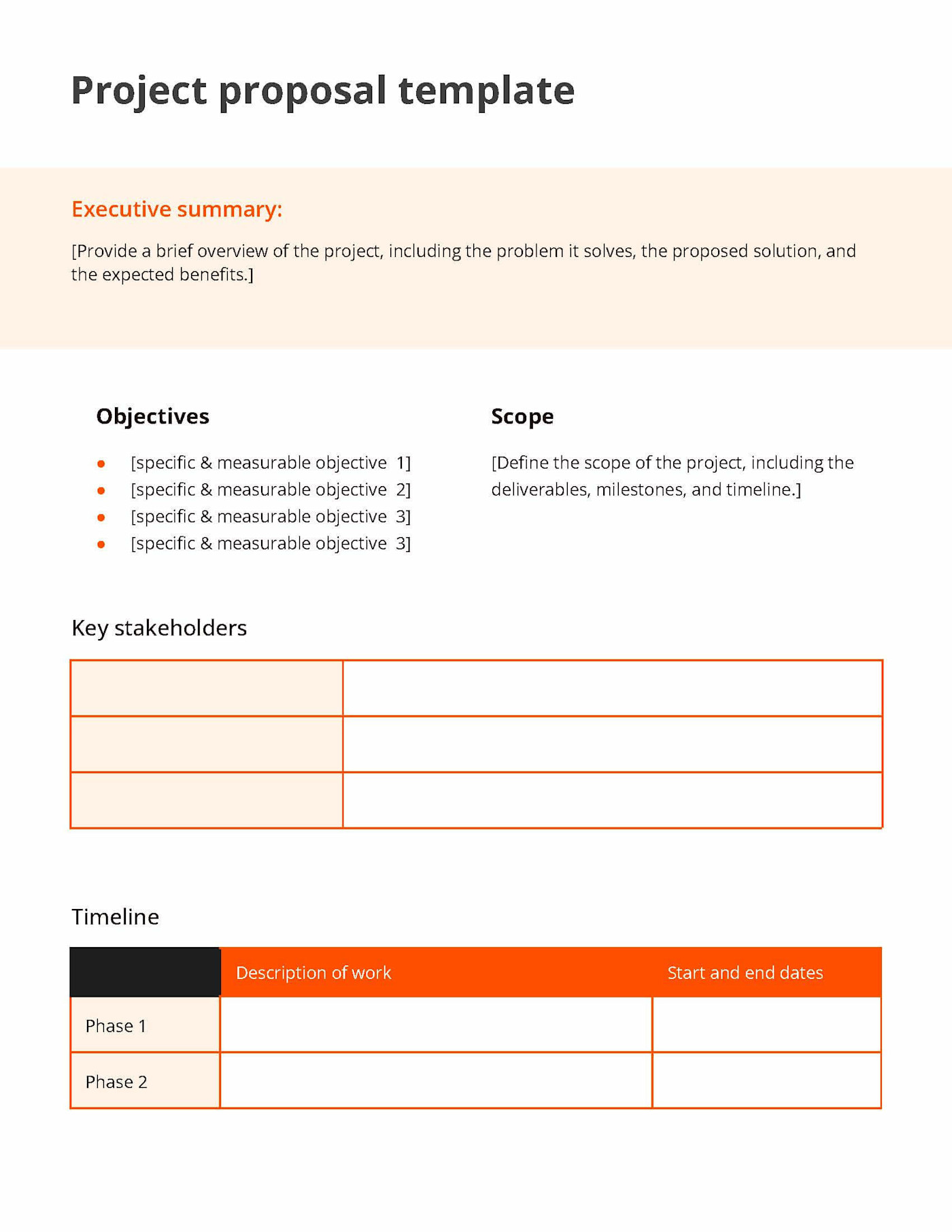 How To Draw Up A Proposal For A Project - pladearguines